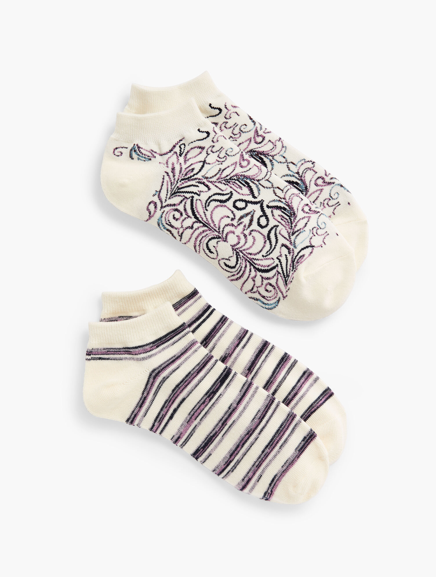 T by Talbots Two Pair Sock Set | Talbots