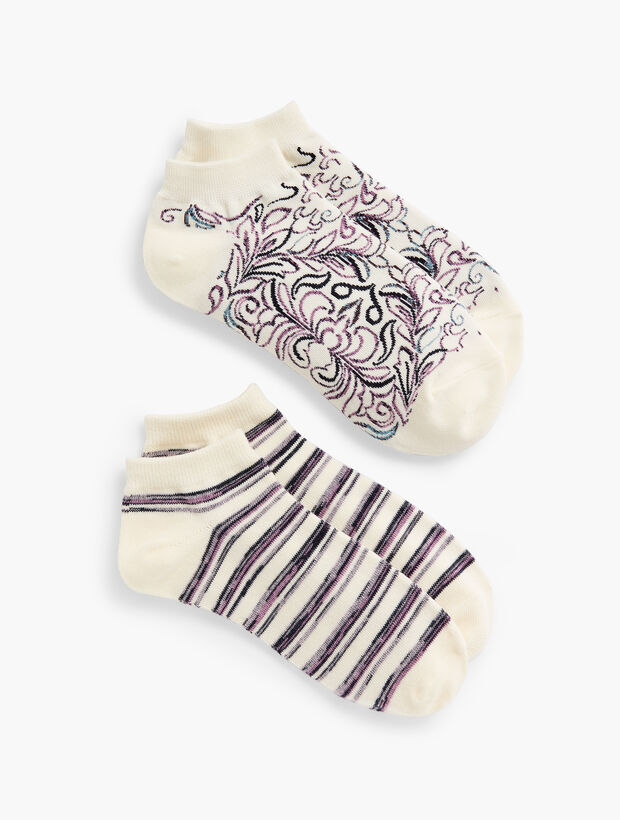 T by Talbots Two Pair Sock Set | Talbots