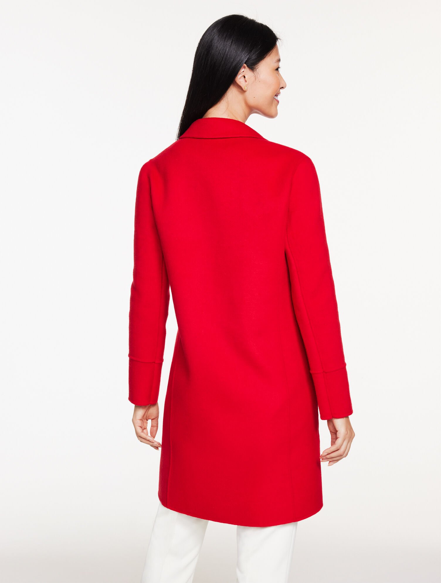 Double Face Wool Blend Coat | Talbots