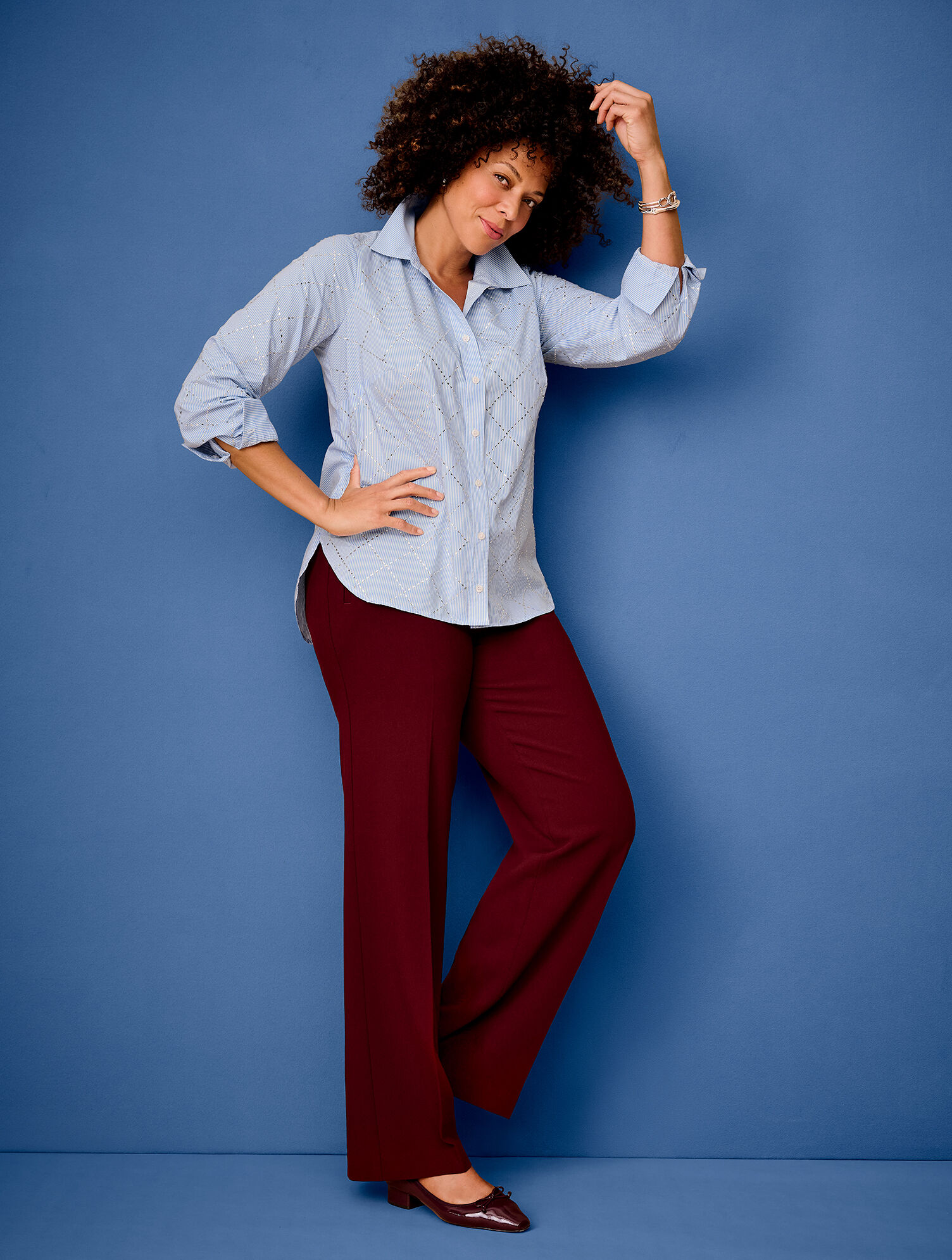 Talbots Greenwich Wide Leg Pants | Talbots