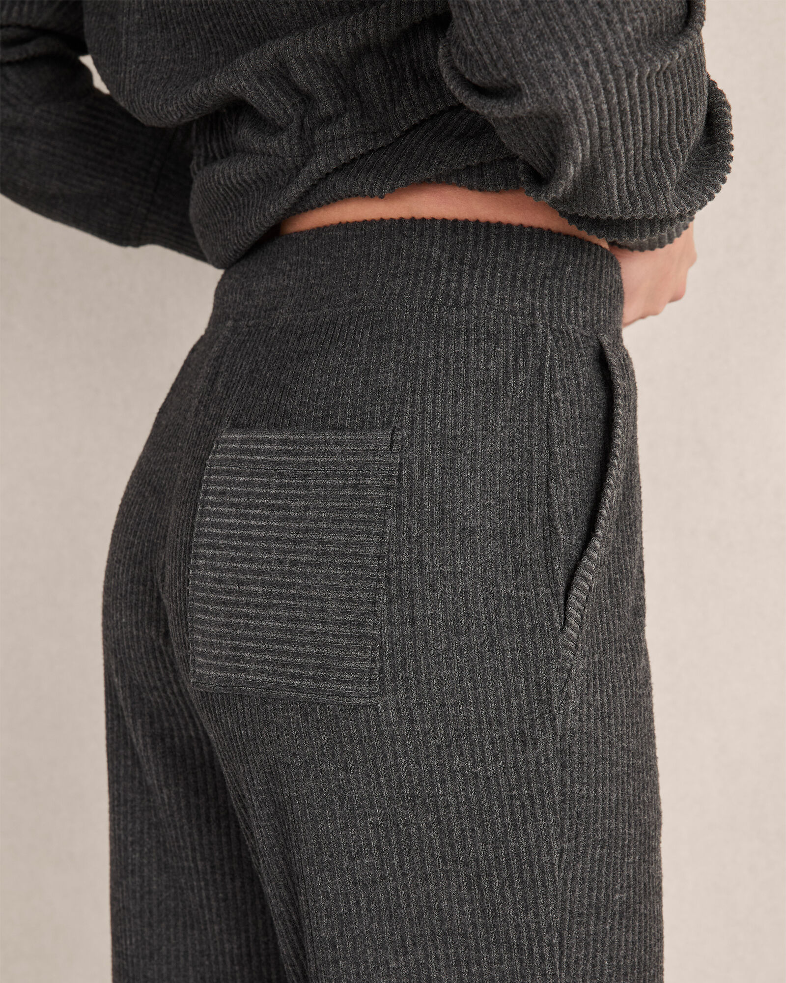 Ottoman Rib Joggers | Haven Well Within
