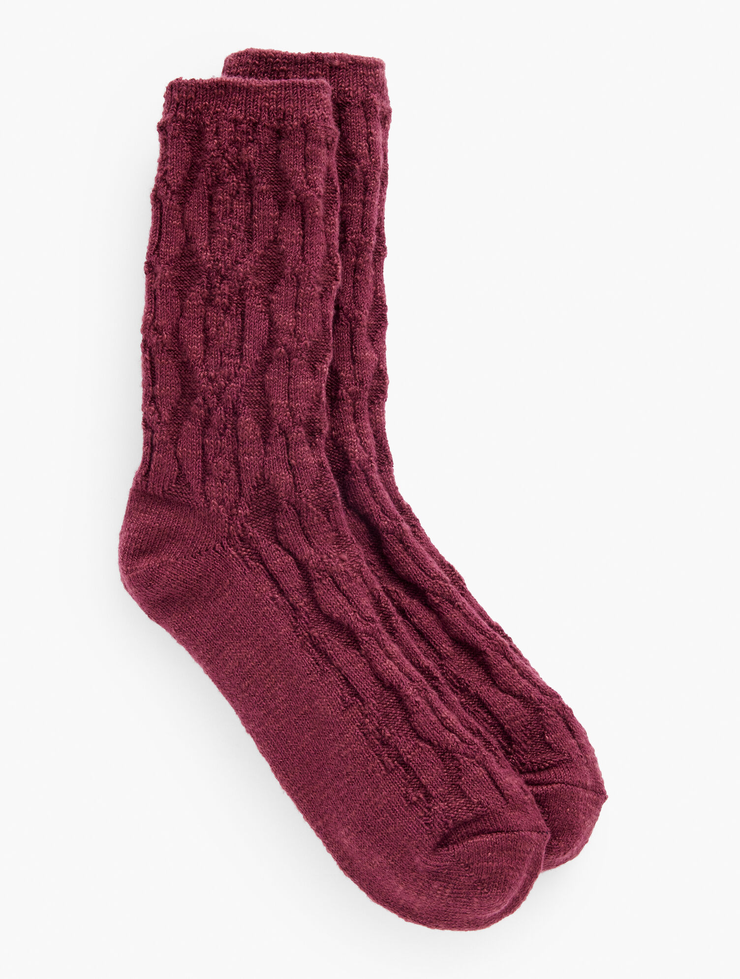 Cable Knit Boot Socks | Talbots