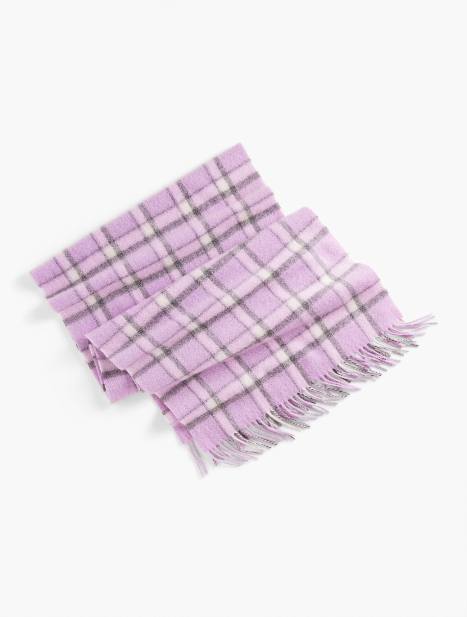 Cashmere Waterweave Scarf - Frosted Lavender | Talbots