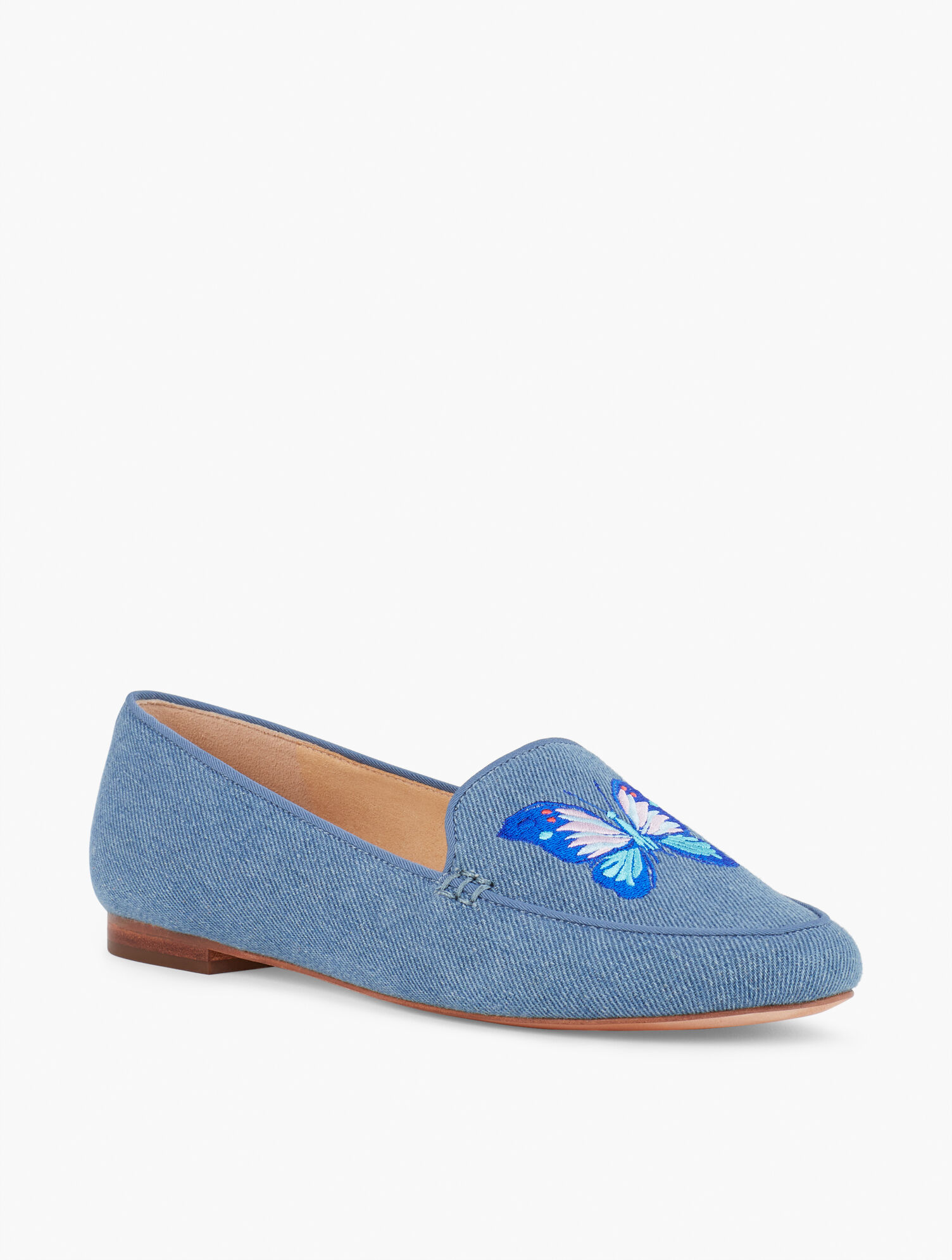 Ryan Butterfly Denim Loafers | Talbots