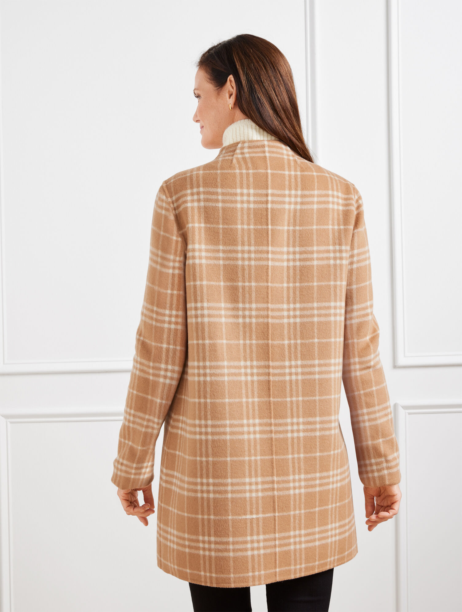 Windowpane Double Face Jacket | Talbots