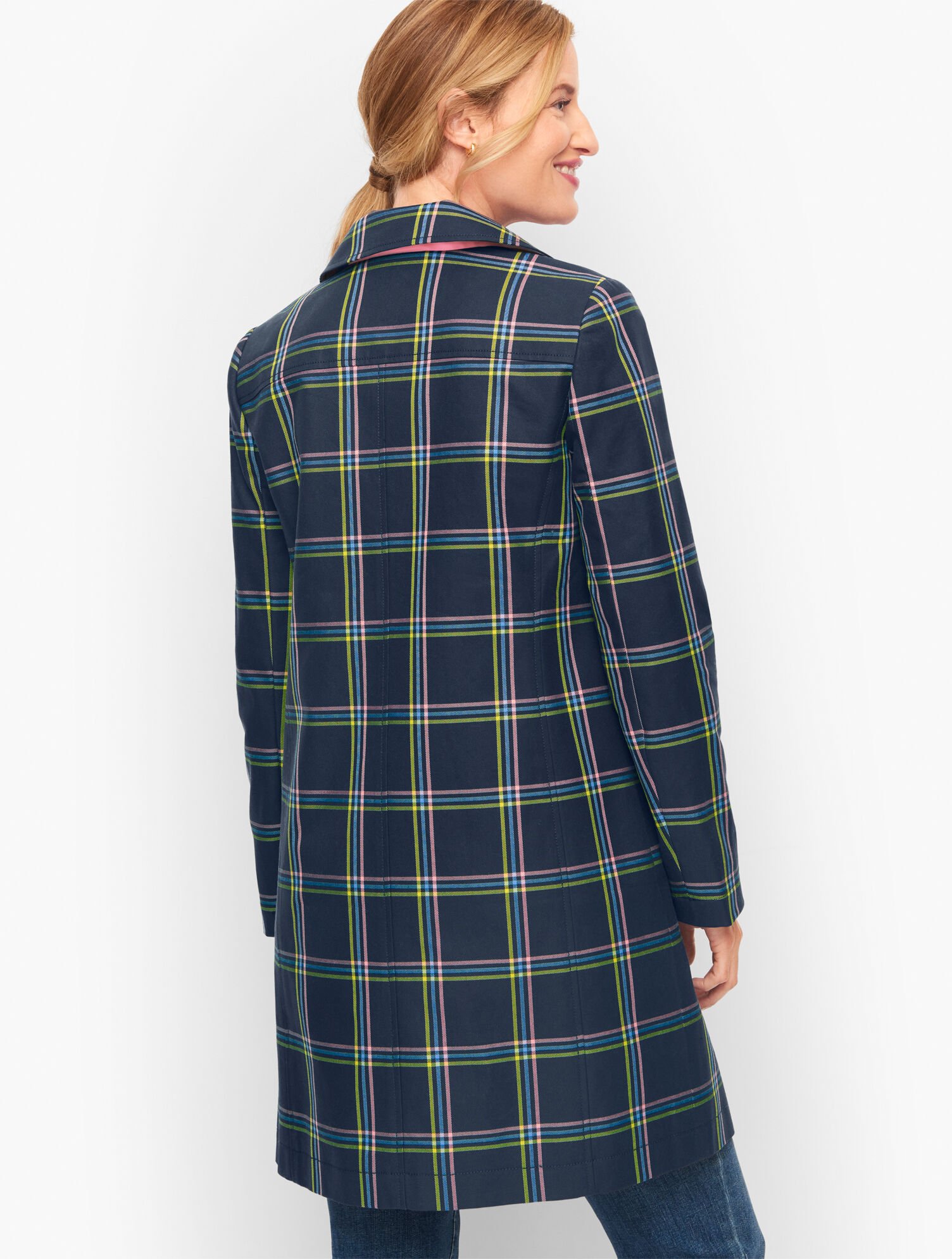 Plaid A-Line Mac | Talbots