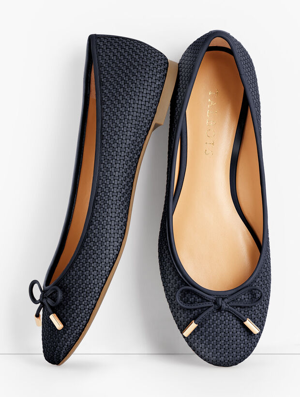 Olympia Textured Flats | Talbots
