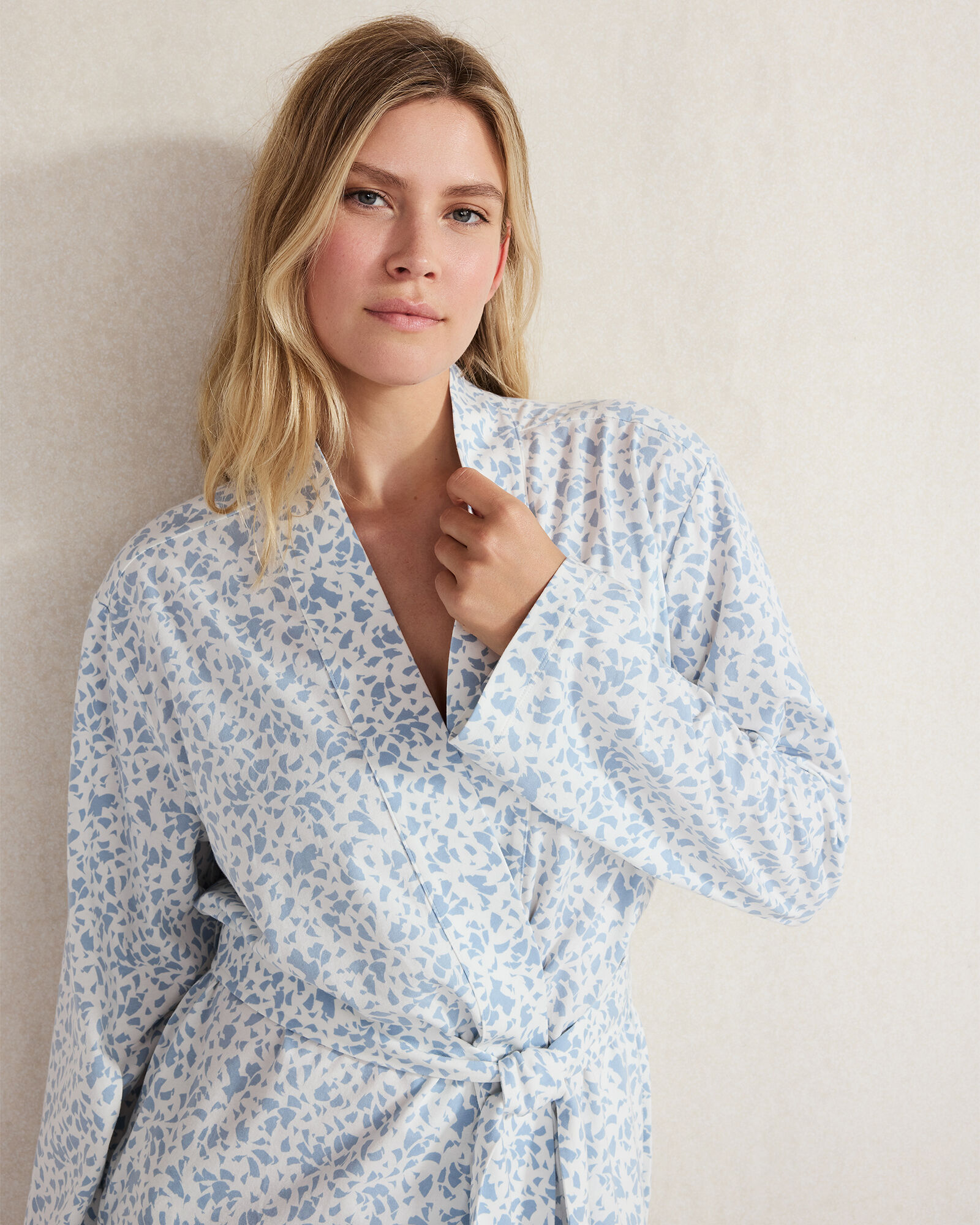 Organic Cotton Jersey Mirage Robe | Haven Well Within