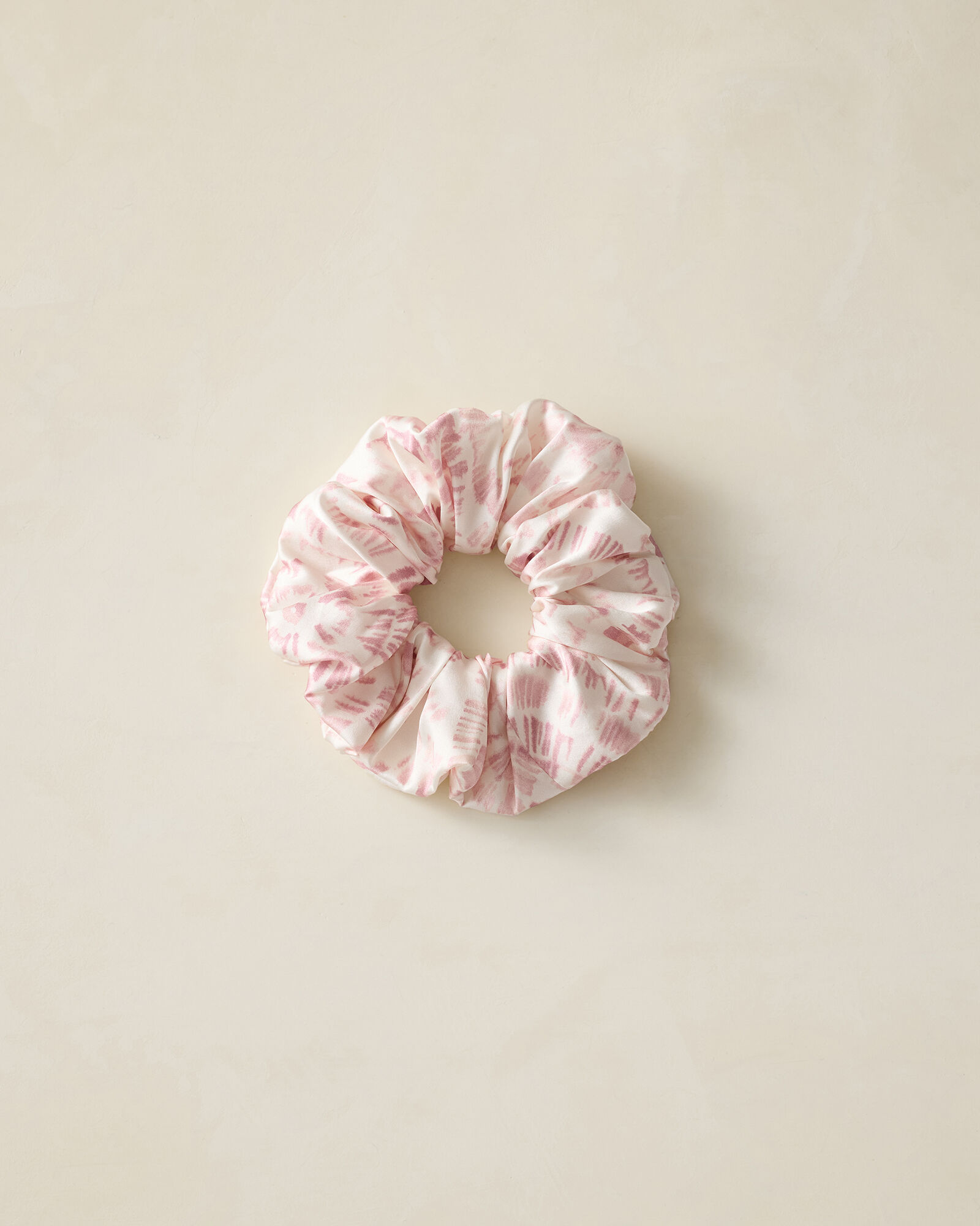 Washable Silk Pinwheel Print Scrunchie | Haven Well Within