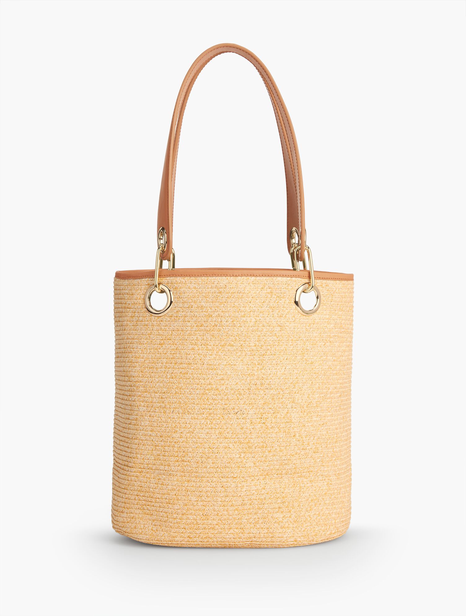 Paper Straw Bucket Bag | Talbots