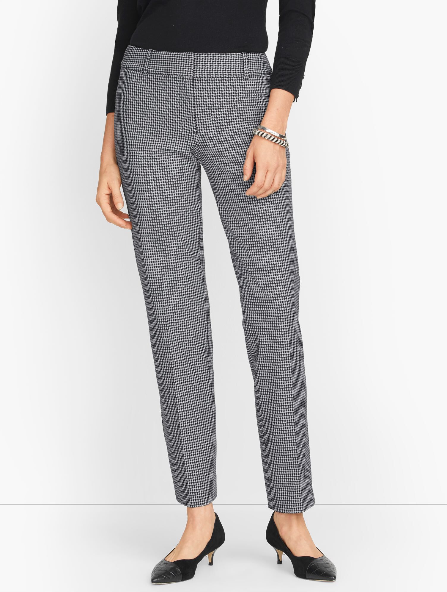 Talbots Hampshire Ankle Pants - Houndstooth | Talbots
