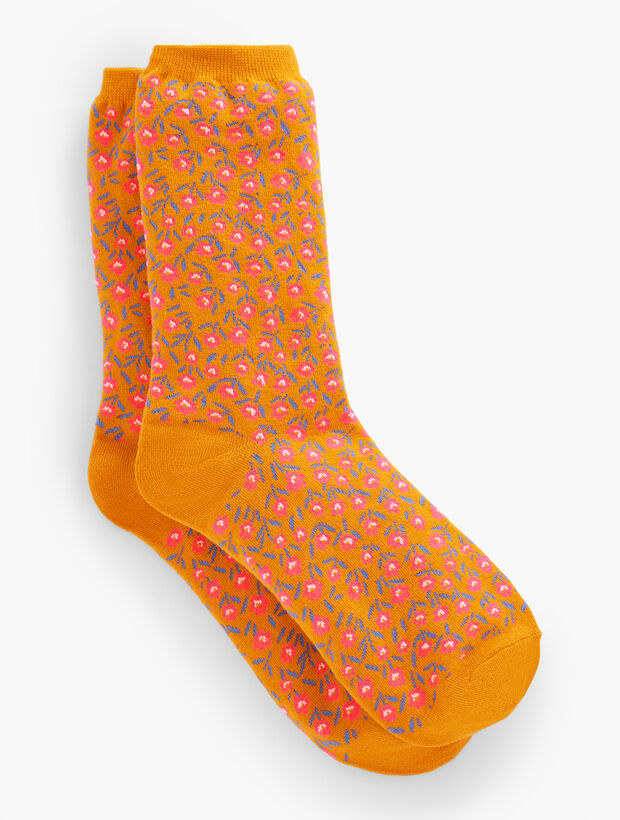 Fall Floral Trouser Socks | Talbots