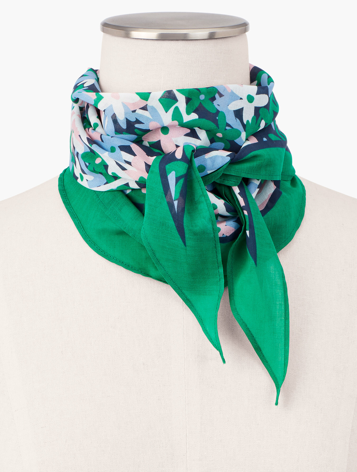 Floral Diamond Scarf | Talbots