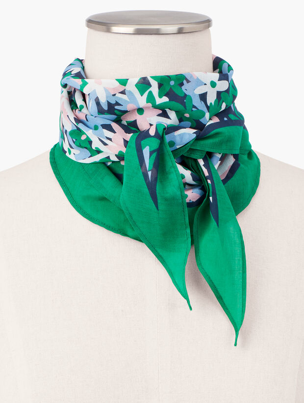 Floral Diamond Scarf | Talbots
