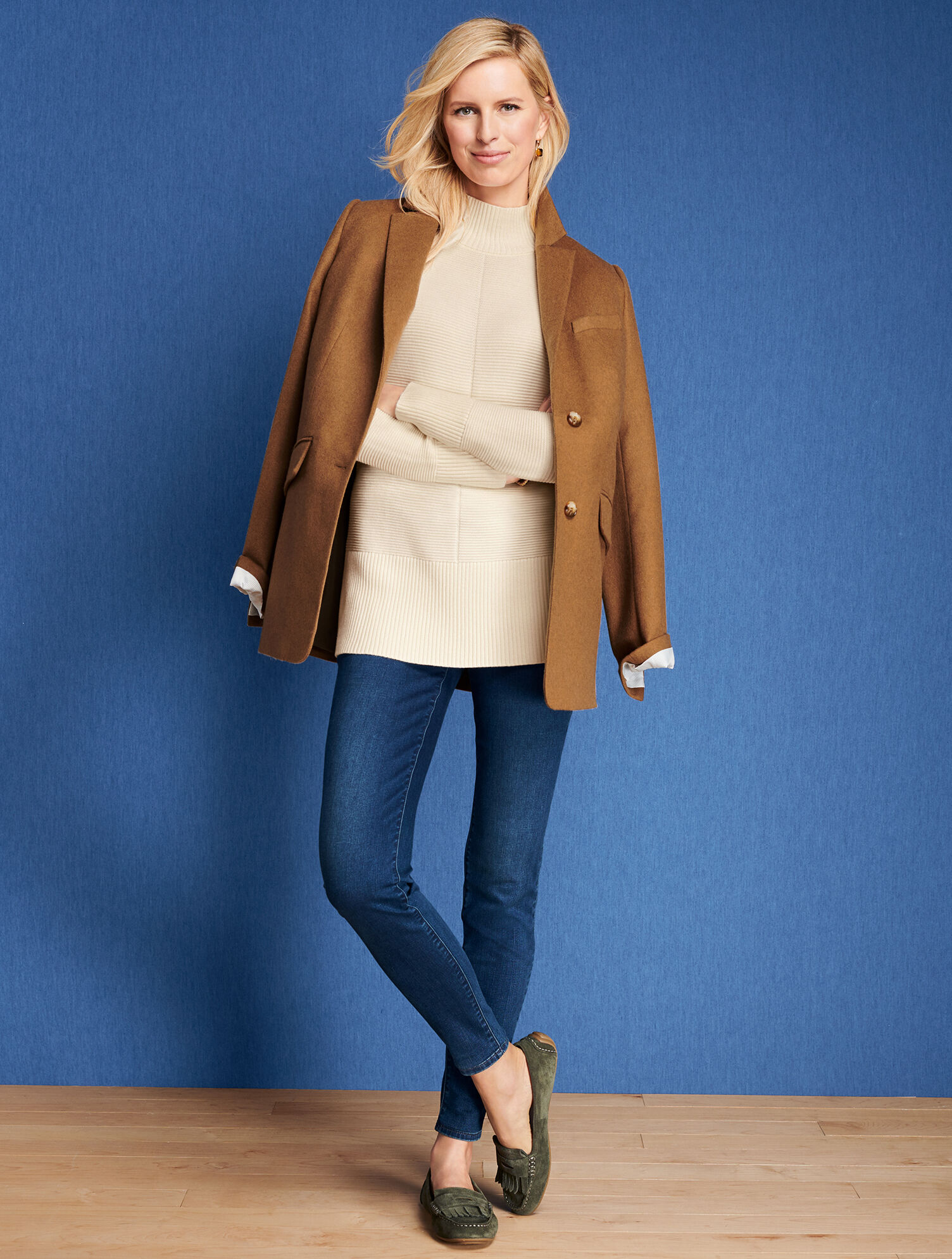 Everson Kiltie Penny Keeper Driving Moccasins - Suede | Talbots