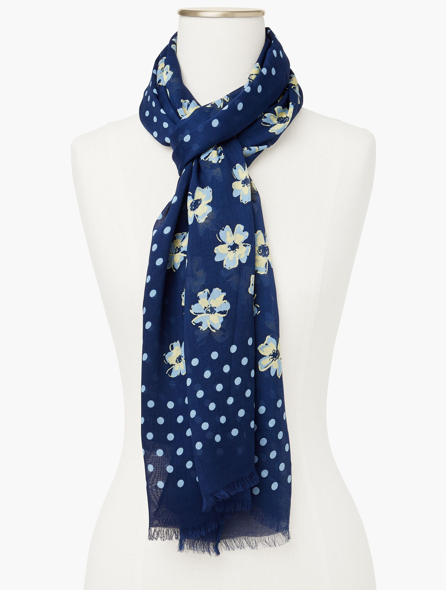 Floral Dot Oblong Scarf | Talbots
