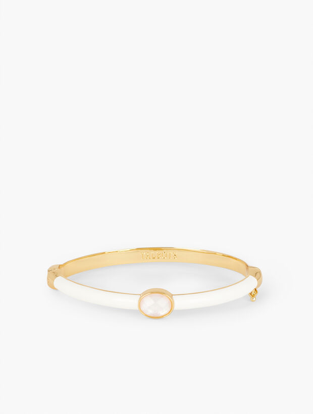 Stone Enamel Hinge Bangle | Talbots