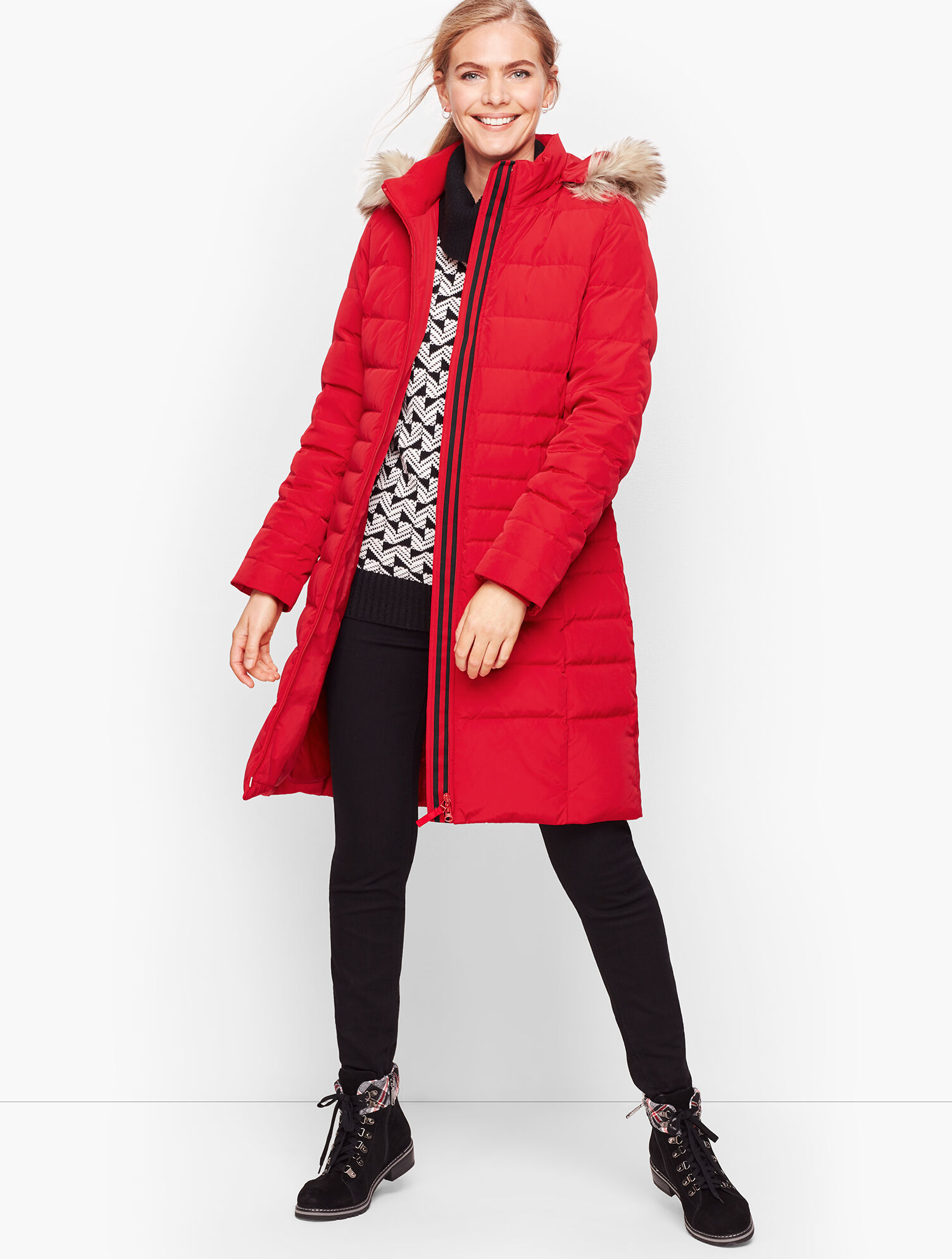 Long Down Puffer Coat | Talbots