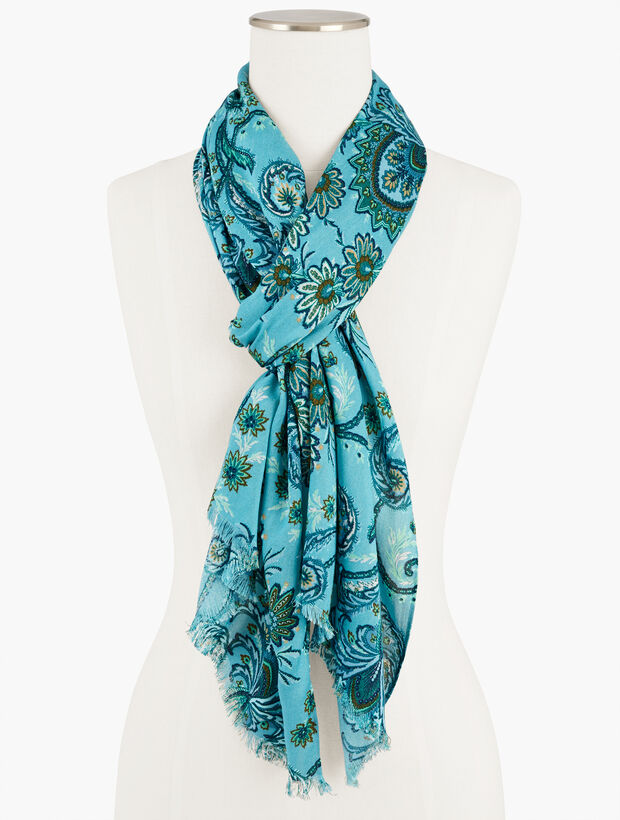 Imperial Floral Oblong Scarf | Talbots