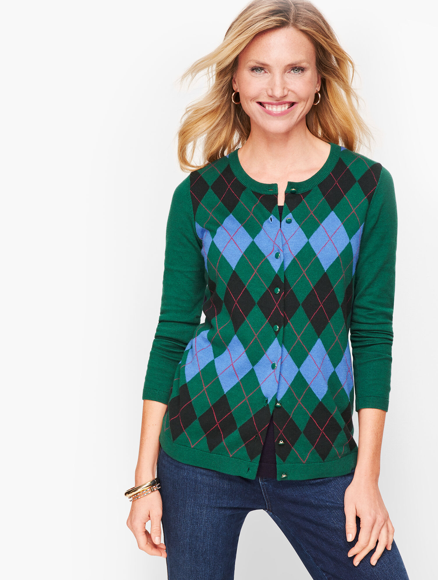 Charming Cardigan - Argyle | Talbots