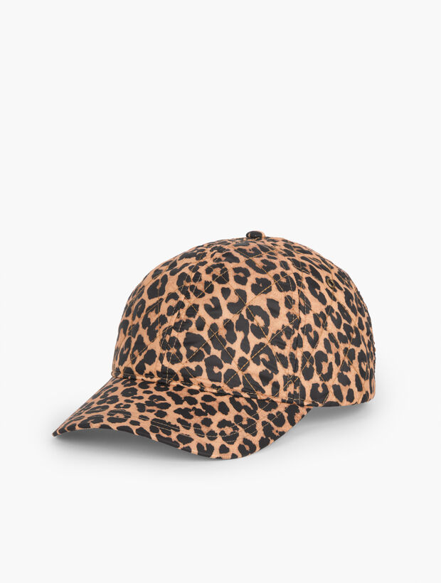 Quilted Leopard Baseball Cap | Talbots