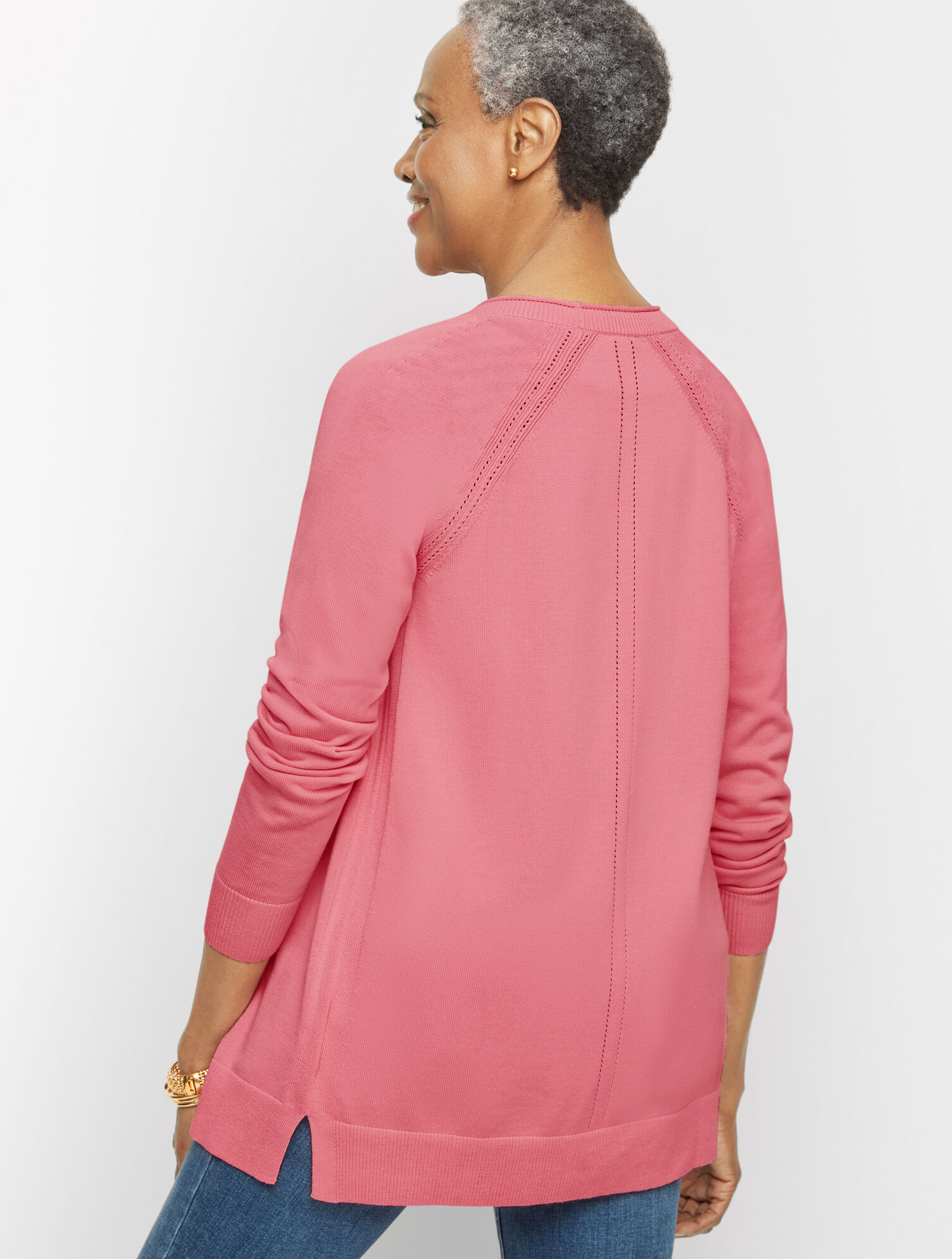 Girlfriend Cardigan - Pointelle | Talbots