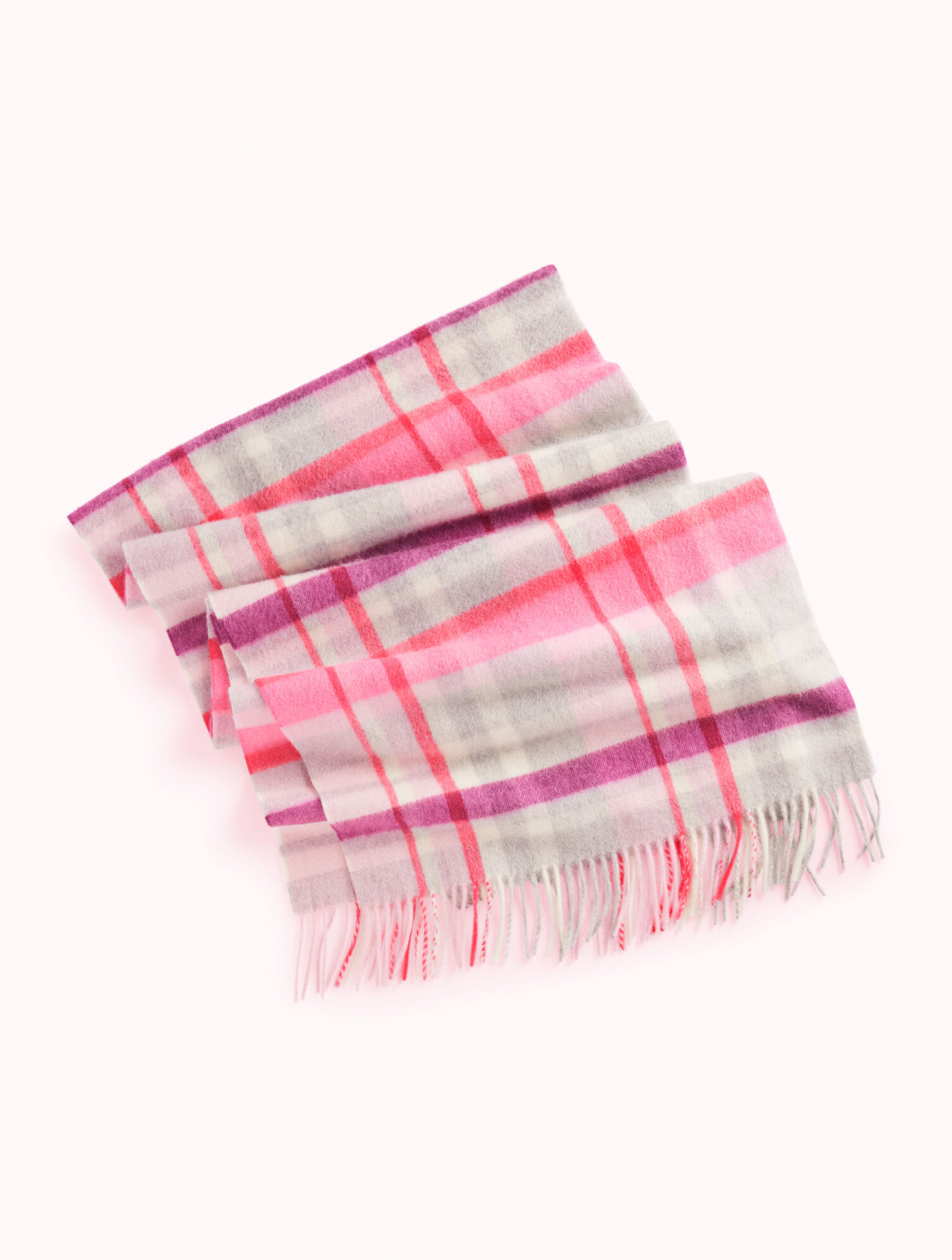 Cashmere Waterweave Scarf - Winter Coral | Talbots