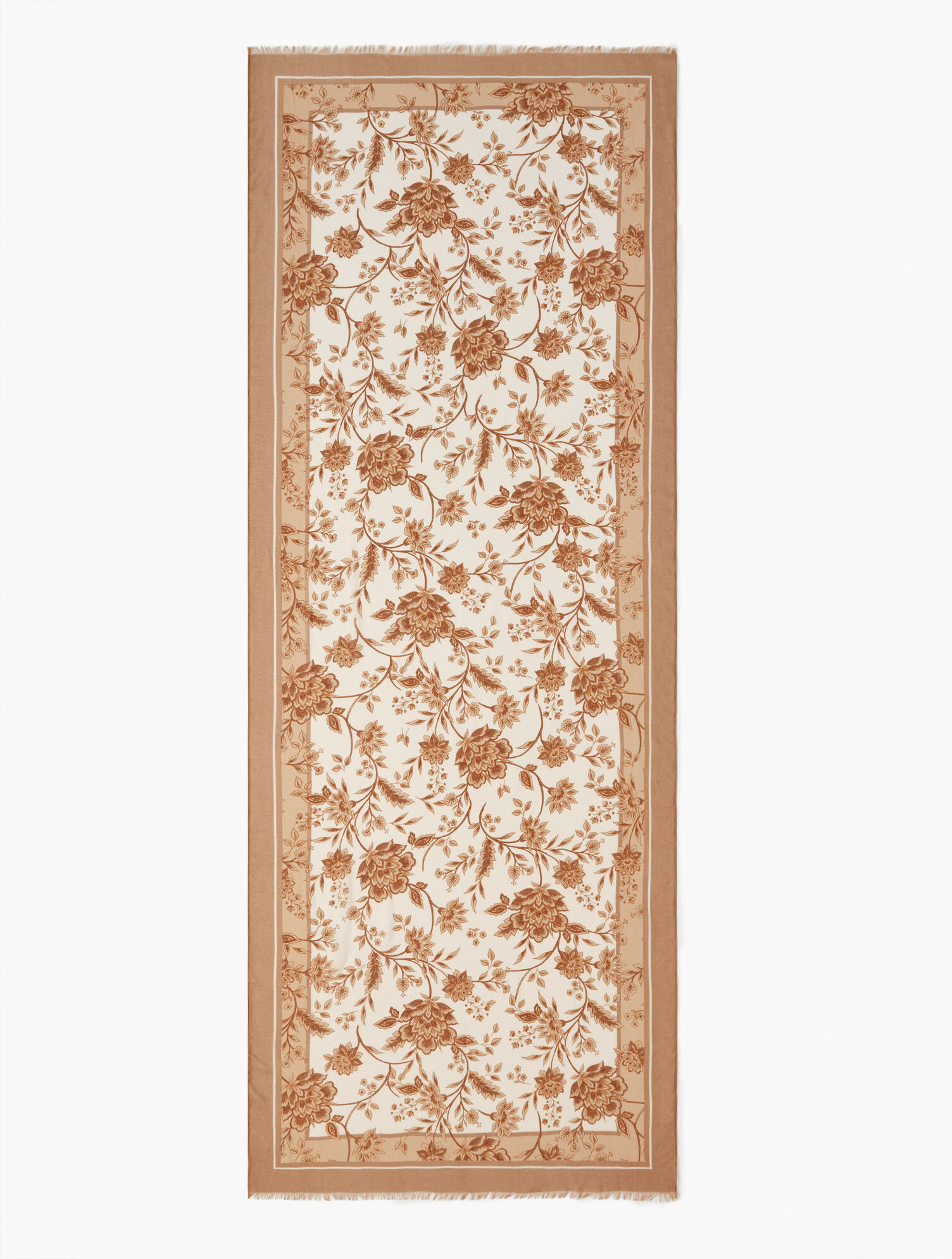 Vibrant Floral Oblong Scarf | Talbots