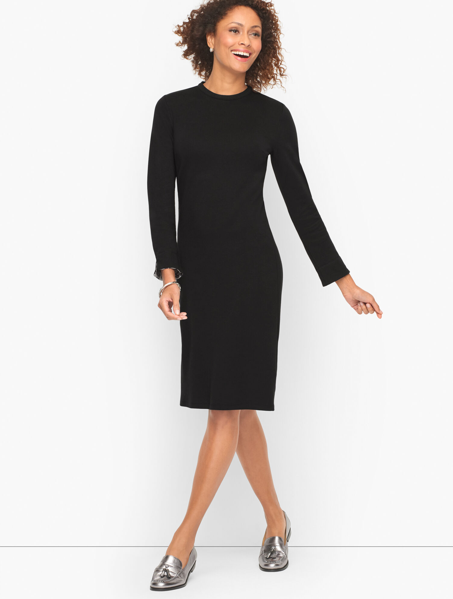 Collared Shift Dress | Talbots