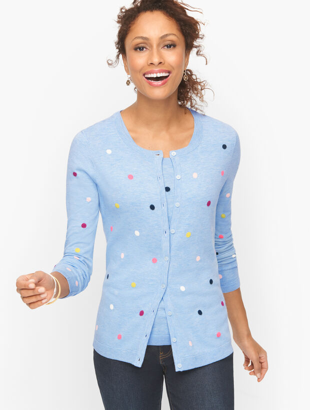 Charming Cardigan - Intarsia Dot | Talbots
