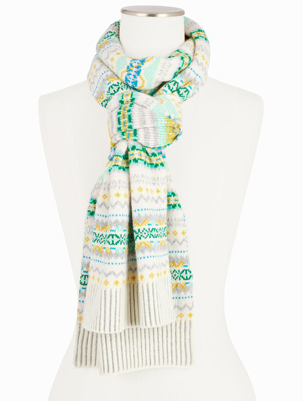 Winter Fair Isle Scarf | Talbots