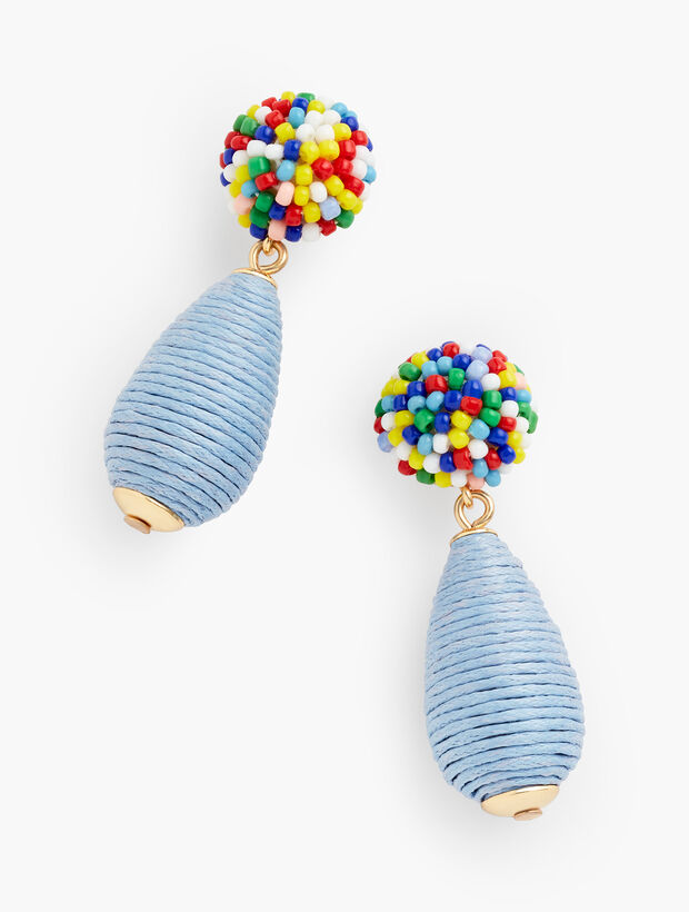 Thread Wrapped Drop Earrings | Talbots