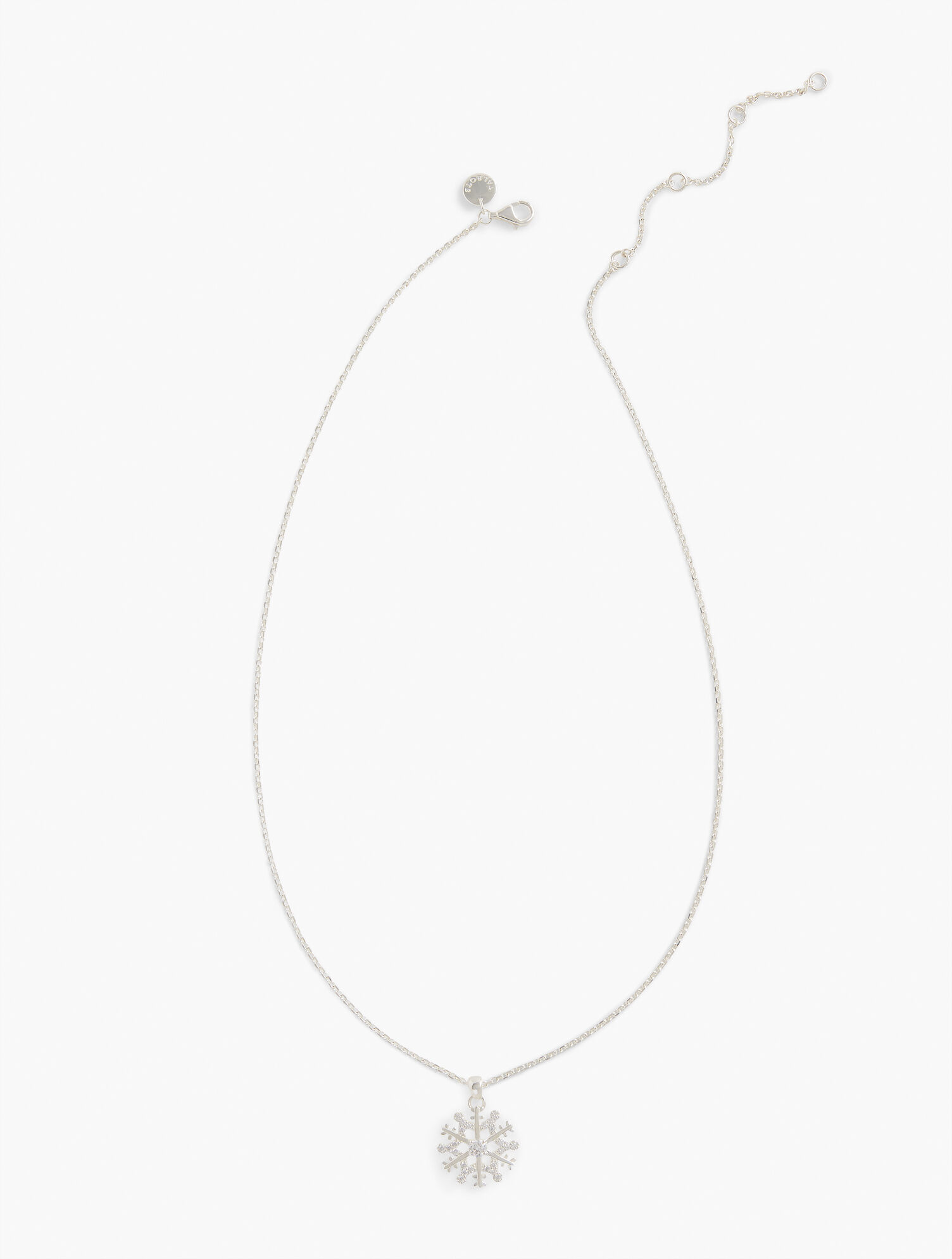 Sterling Silver Snowflake Necklace | Talbots