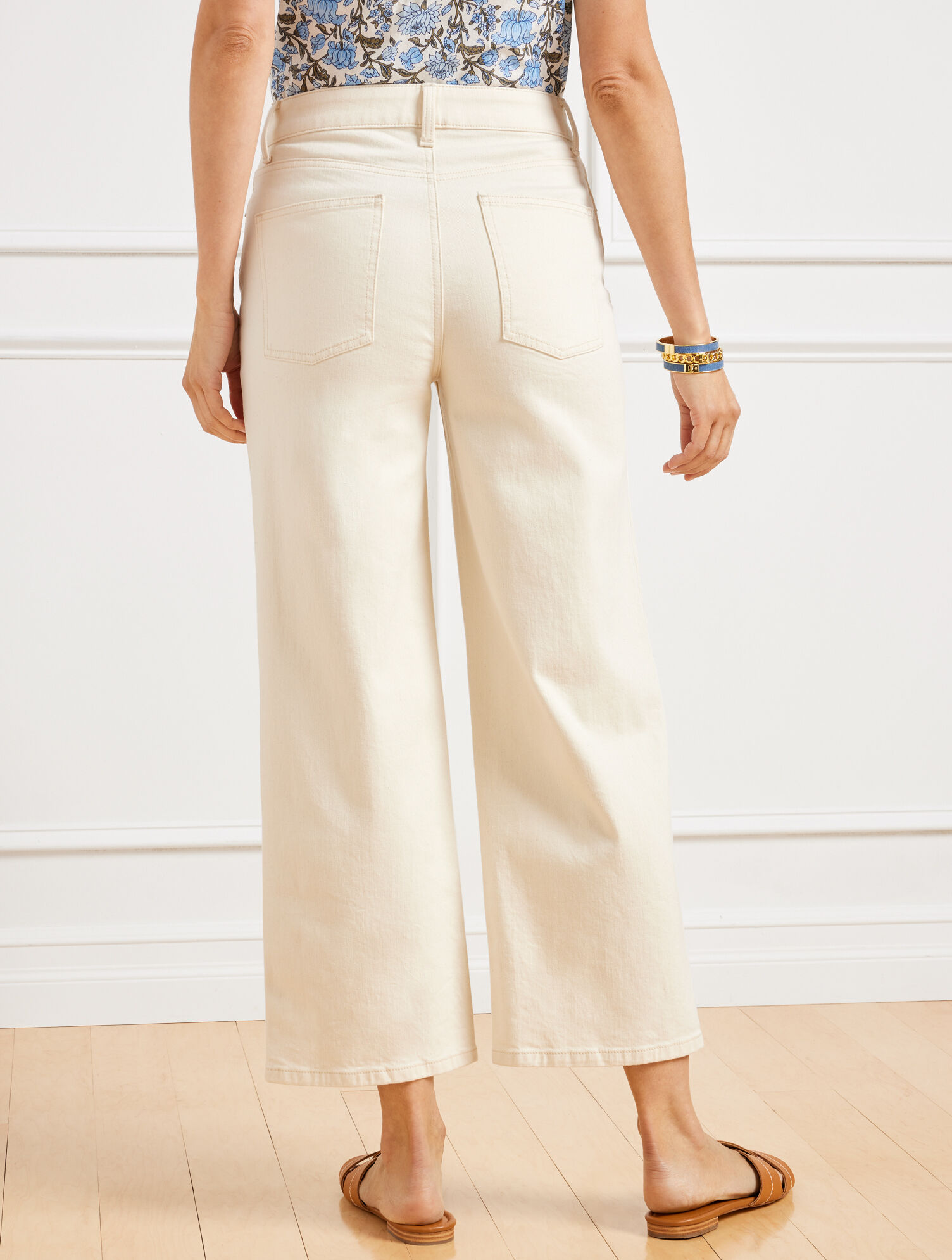 Wide Leg Crop Jeans | Talbots