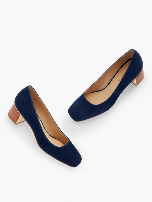 Claire Suede Pumps | Talbots