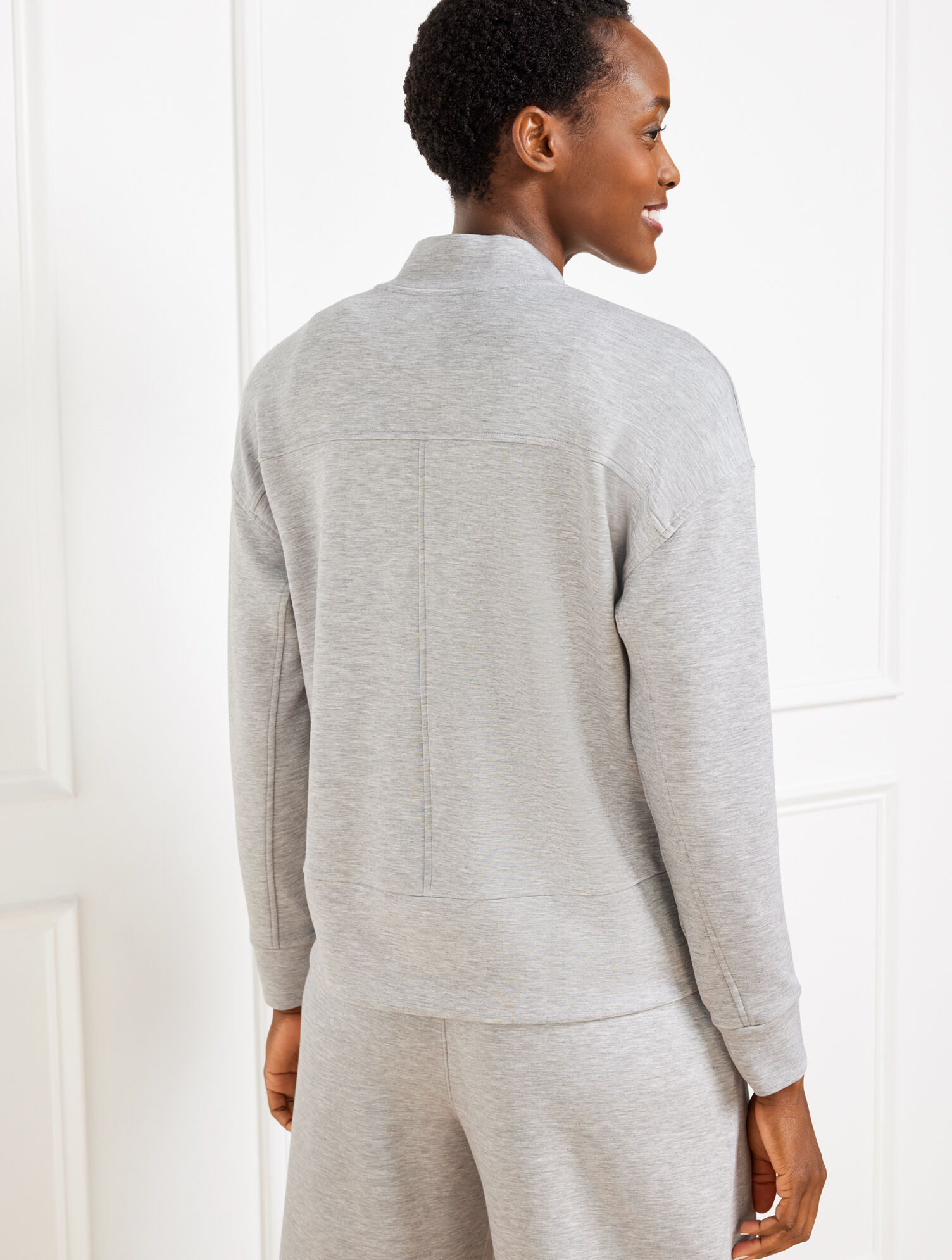 AirKnit Stretch Bomber Jacket | Talbots