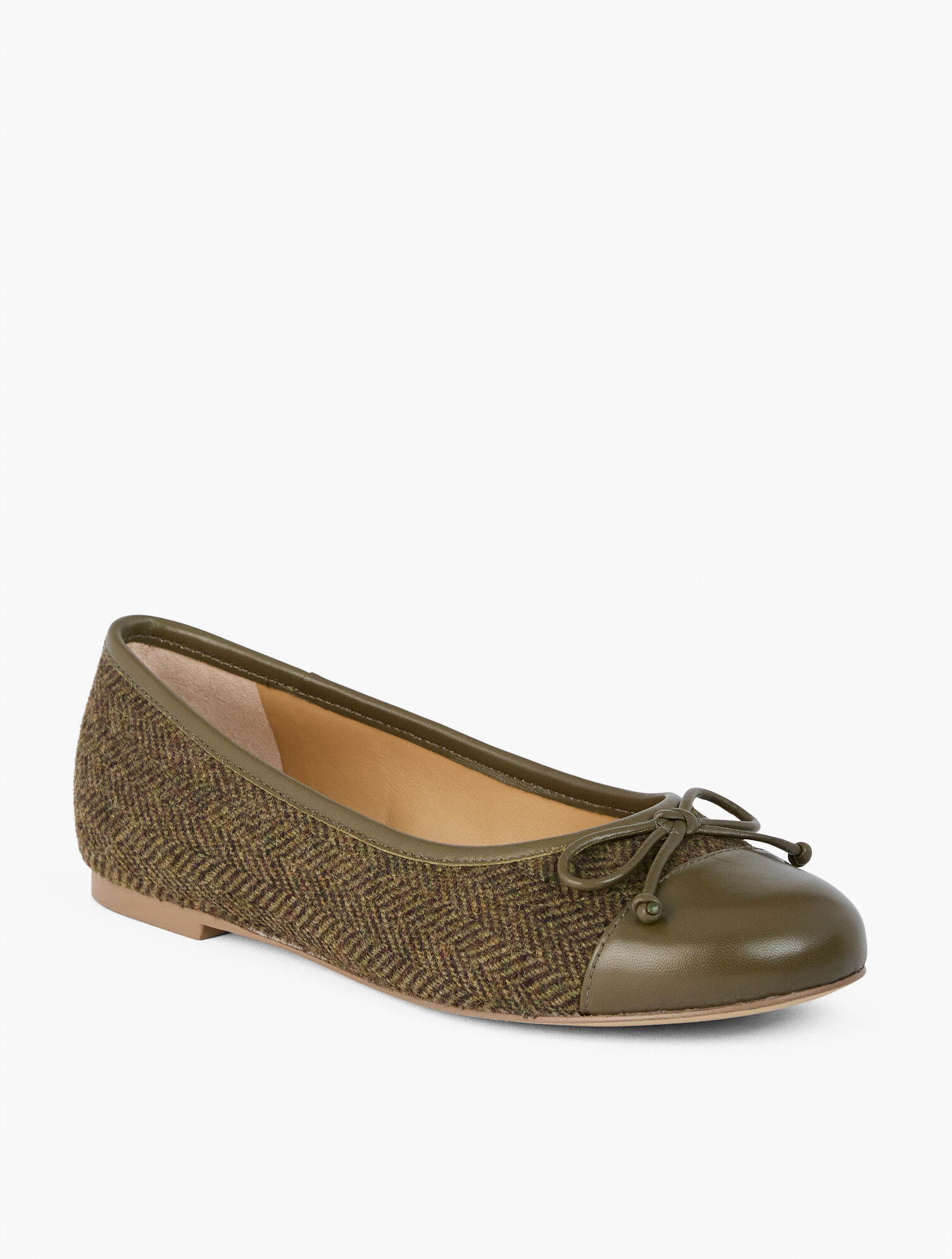 Blair Cap Toe Ballet Flats - Herringbone | Talbots