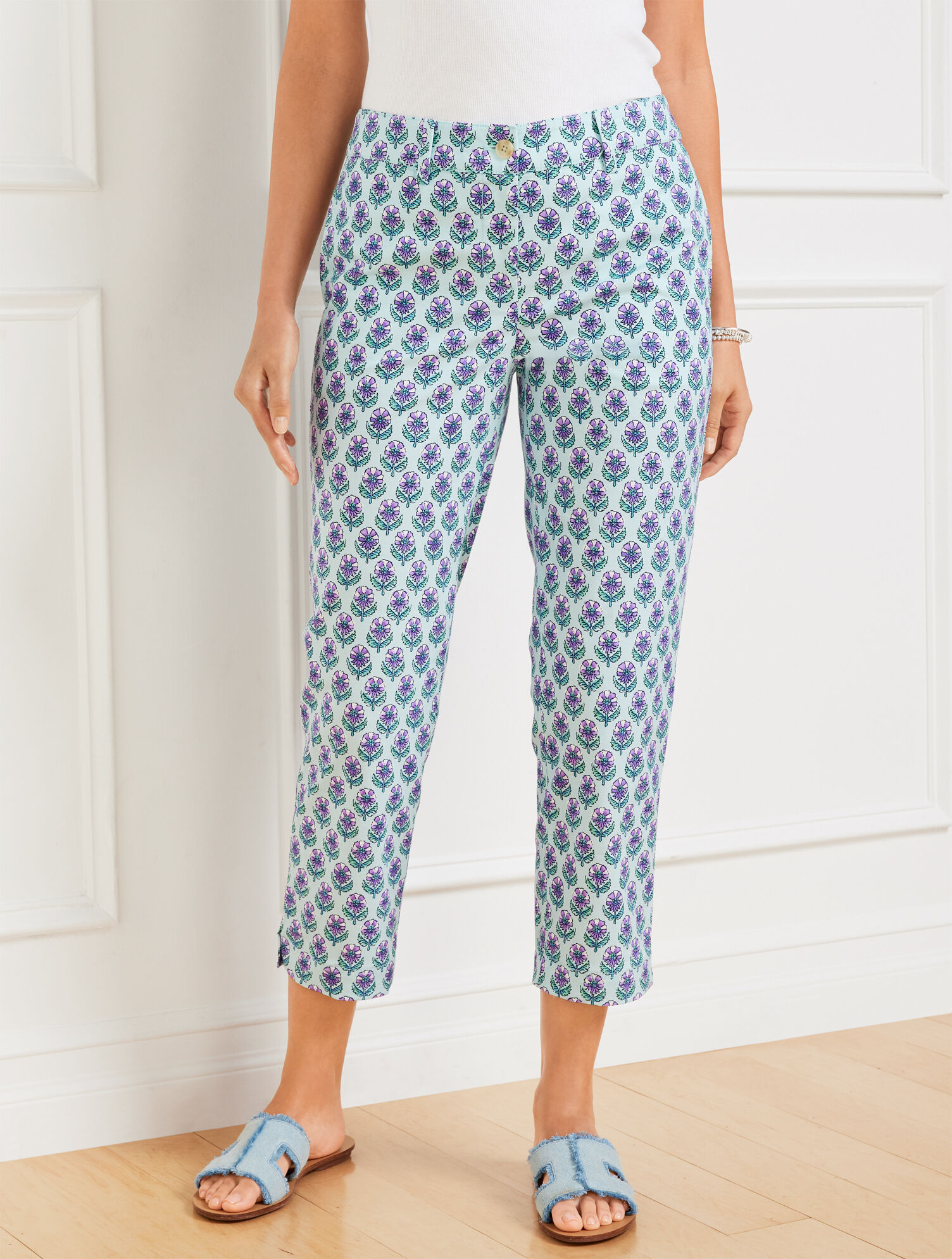 Perfect Crops - Woodblock Bud | Talbots