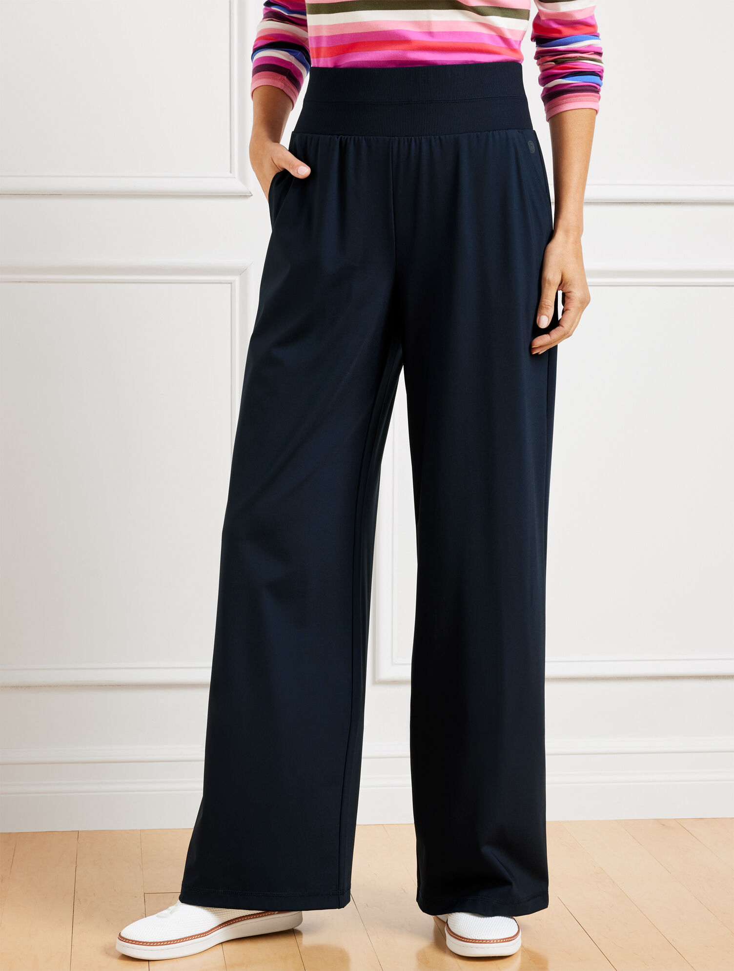 Out & About Wide Leg Pants | Talbots