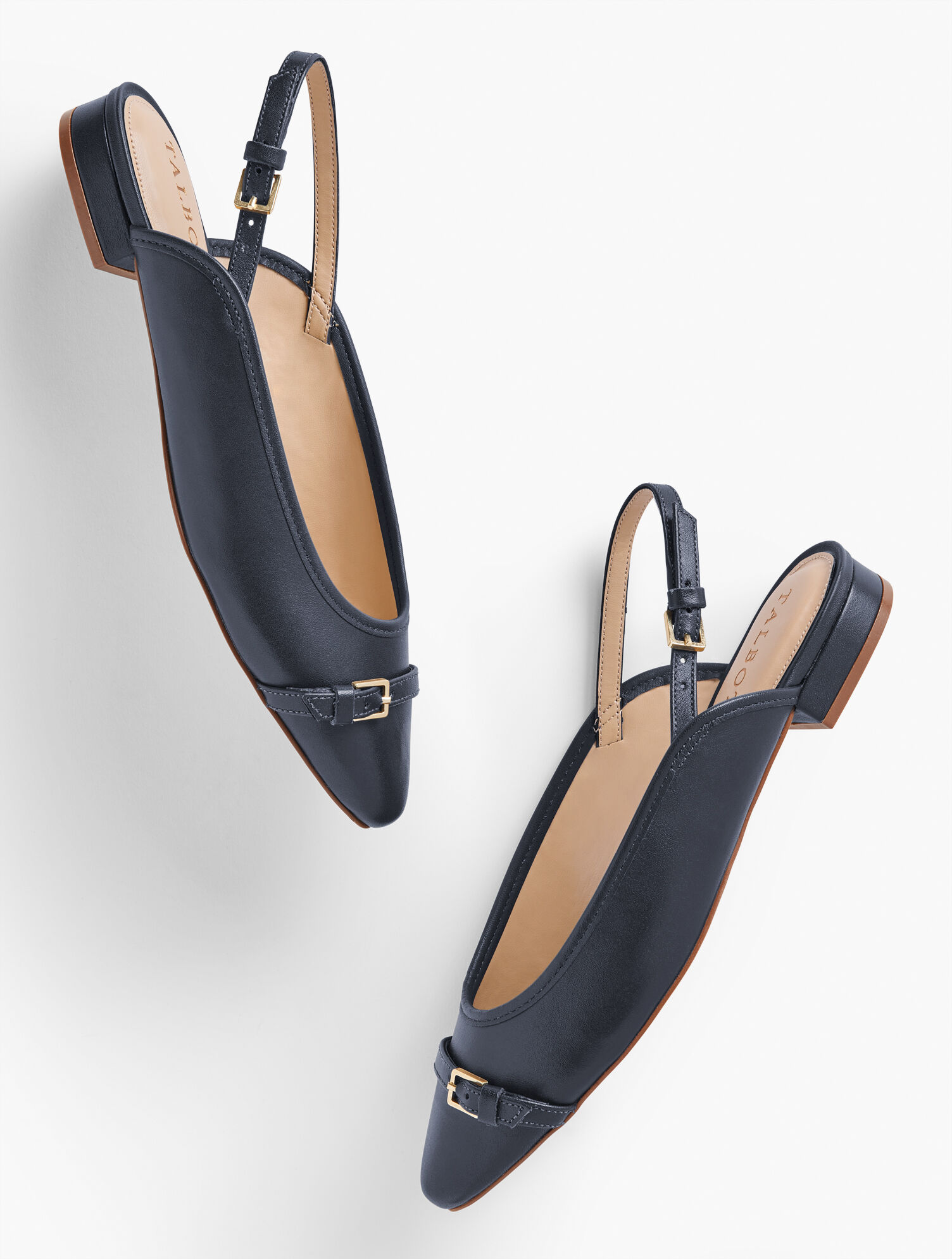 Edison Soft Nappa Slingback Flats | Talbots