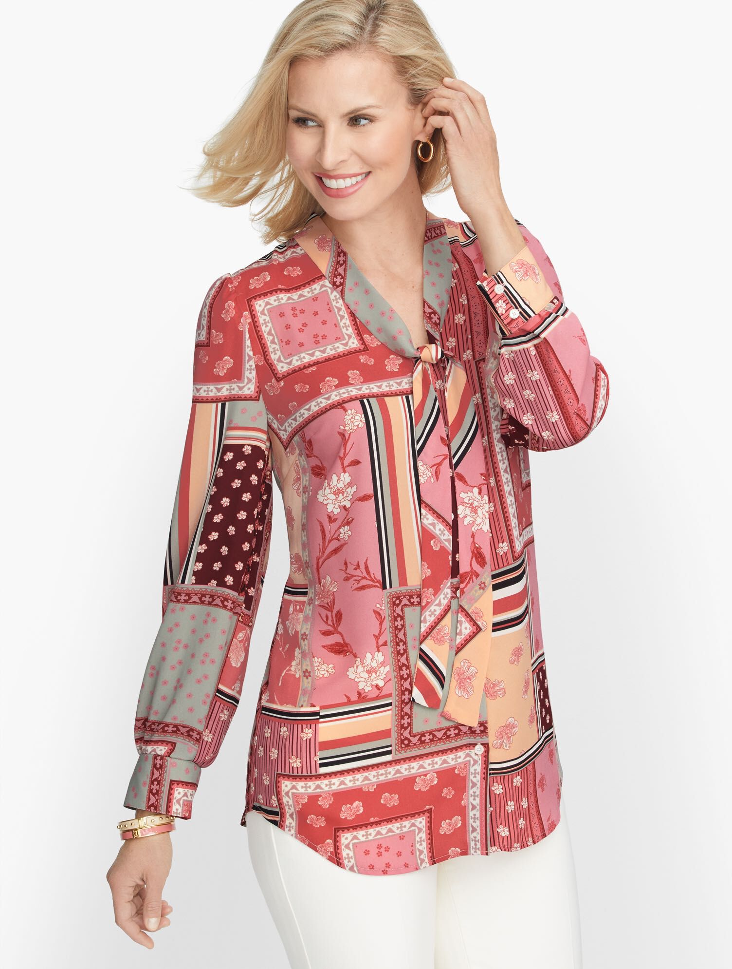 Tie Neck Top | Talbots