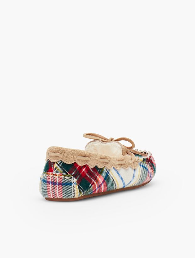 Ruby Moccasin Slippers - Tartan Plaid | Talbots