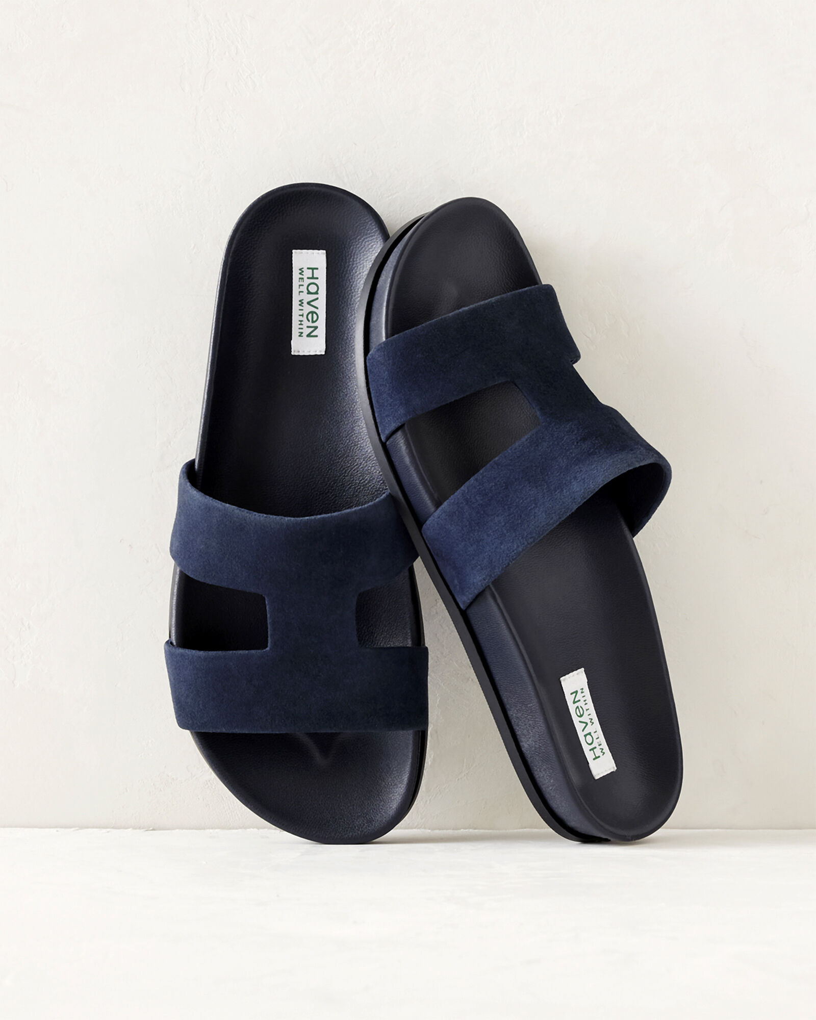 Suede Cutout Slides | Haven Well Within