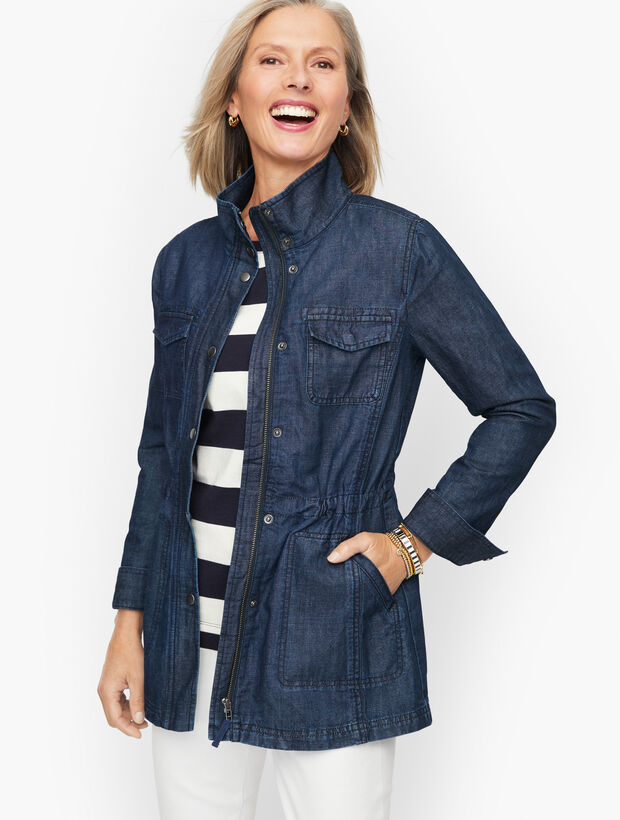 Twill Field Jacket | Talbots