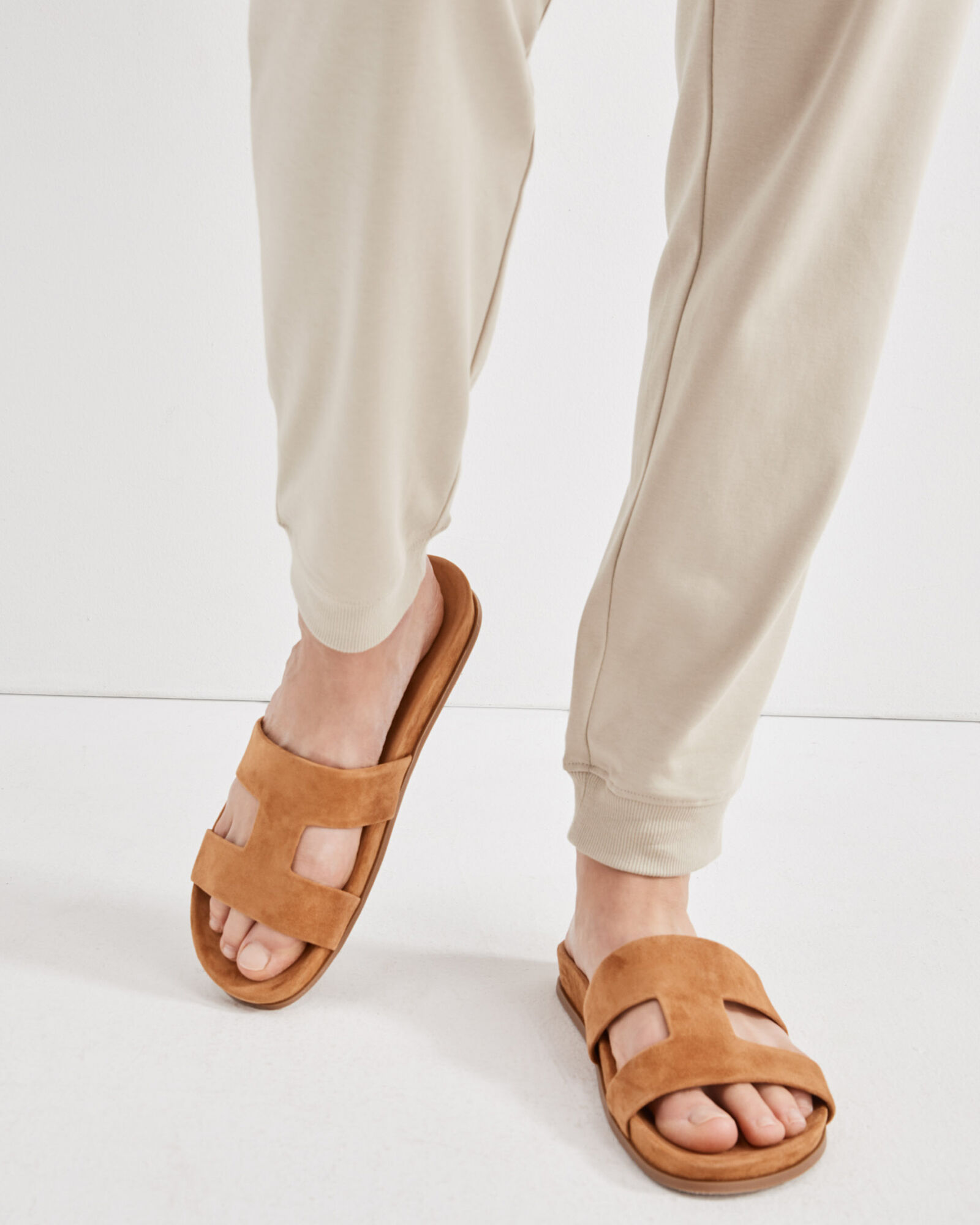 Suede Cutout Slides | Haven Well Within