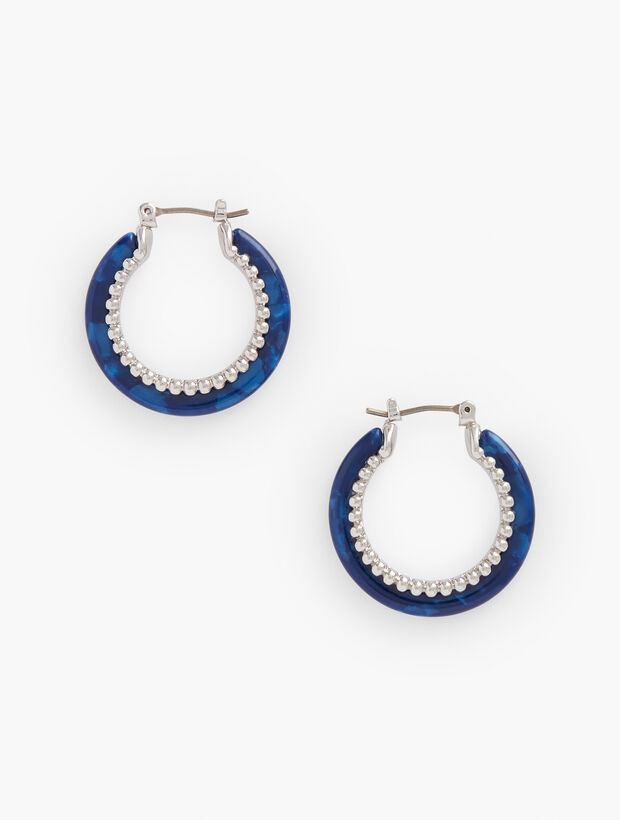 Notched Hoop Earrings | Talbots