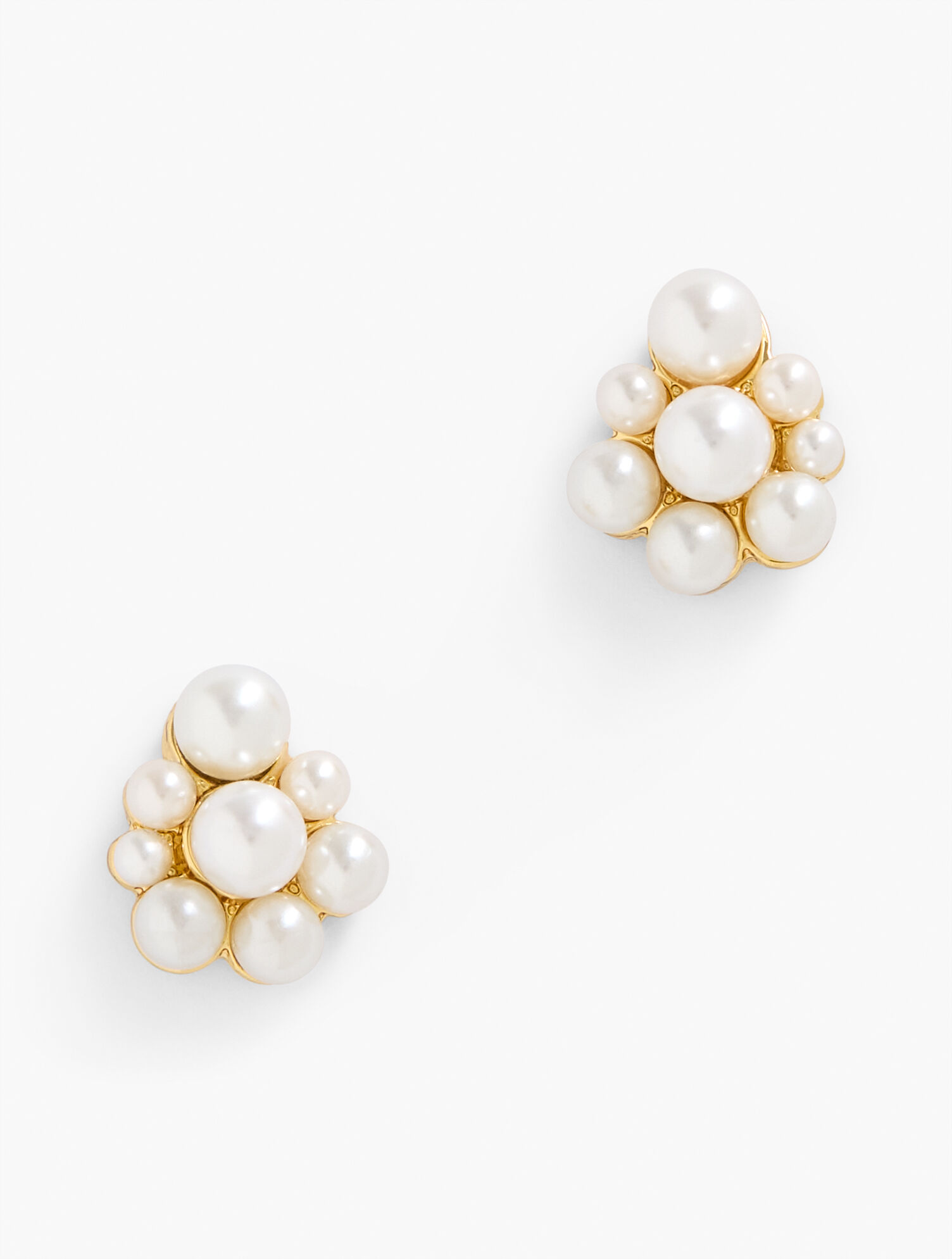 Pearl Cluster Stud Earrings | Talbots