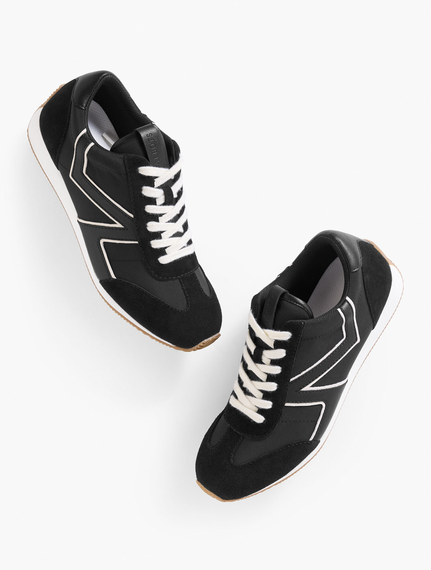 Alex Leather & Nylon Sneakers | Talbots