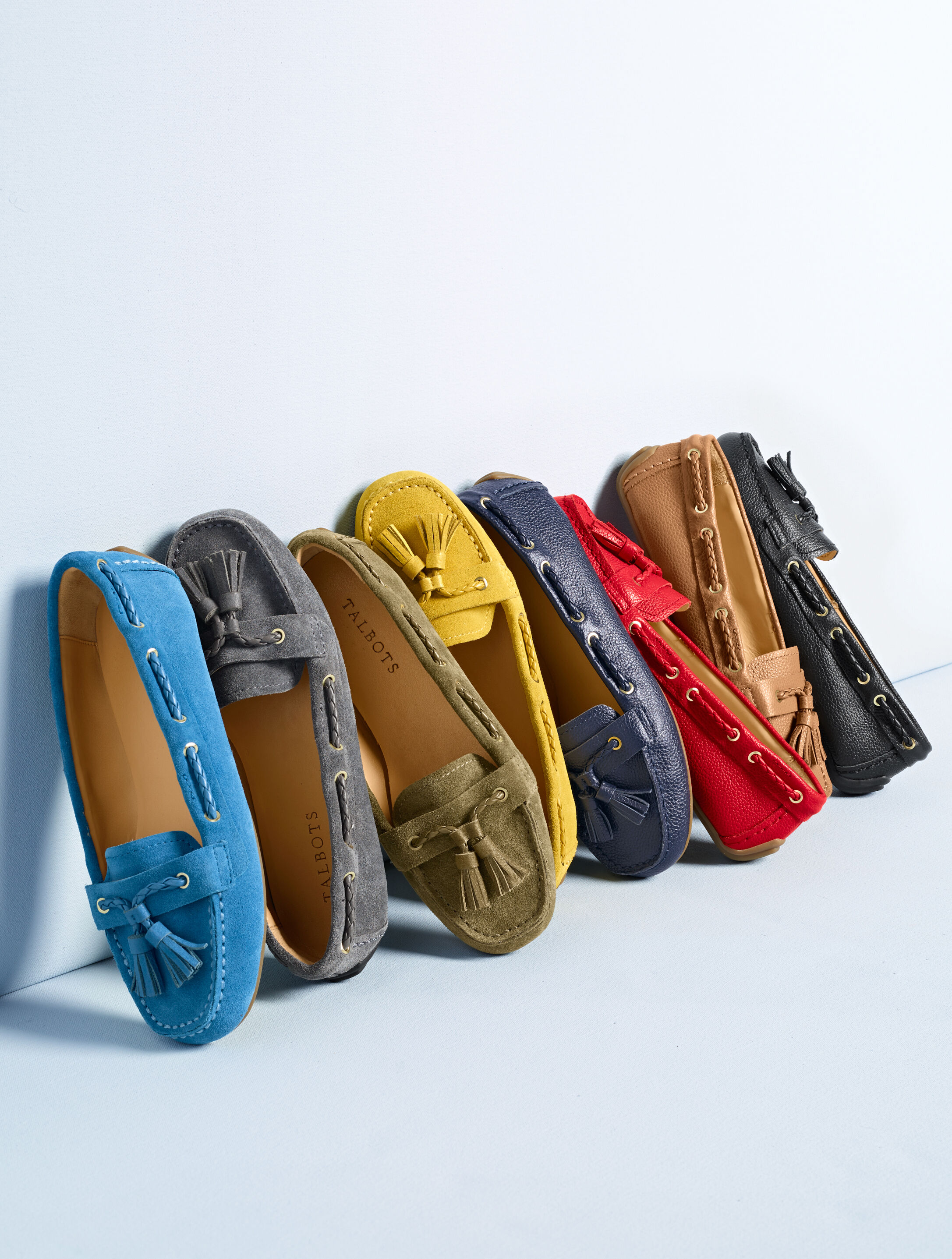 Everson Driving Moccasins - Pebbled Leather | Talbots
