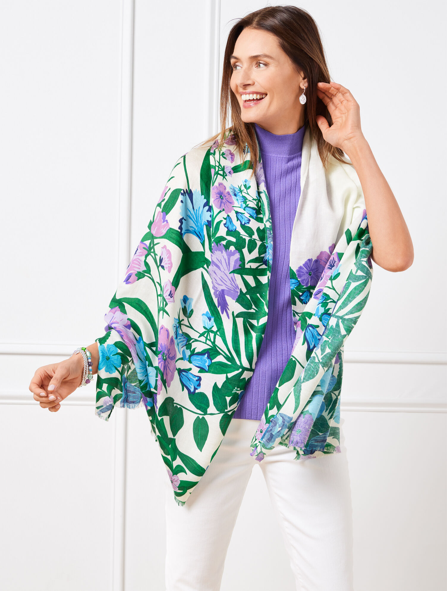 Occasion Wrap - Glorious Garden | Talbots